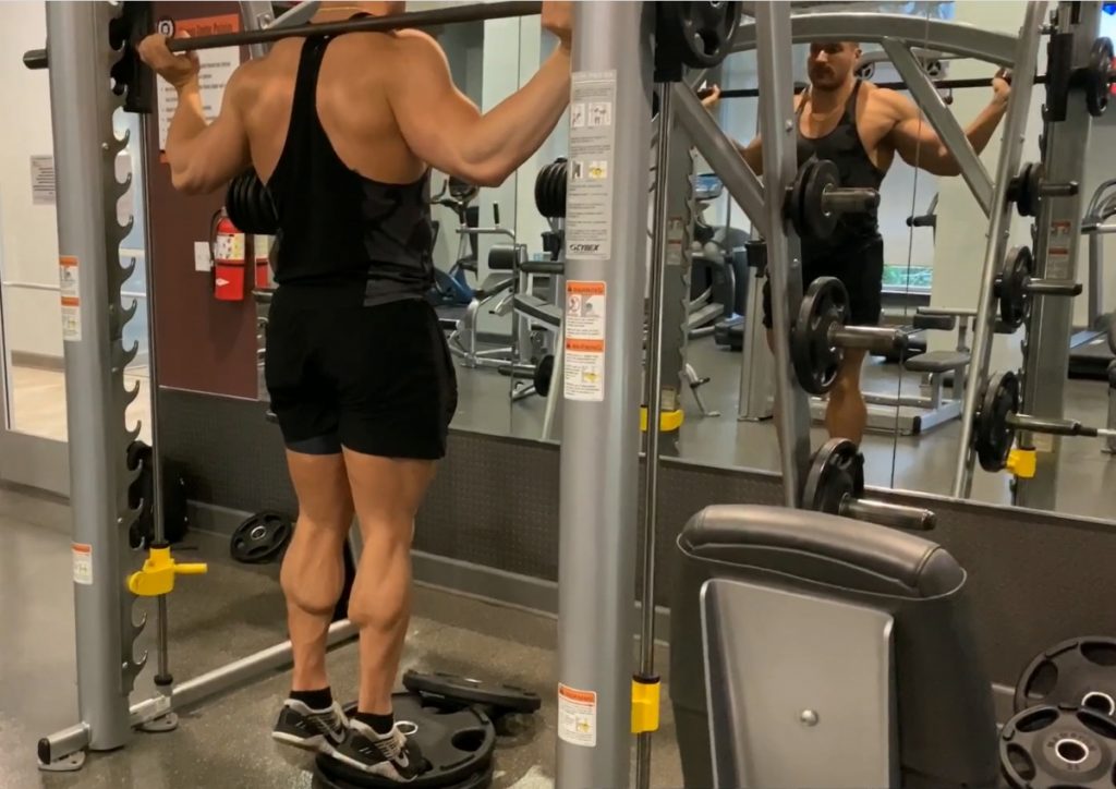 Smith Machine Calf Raises