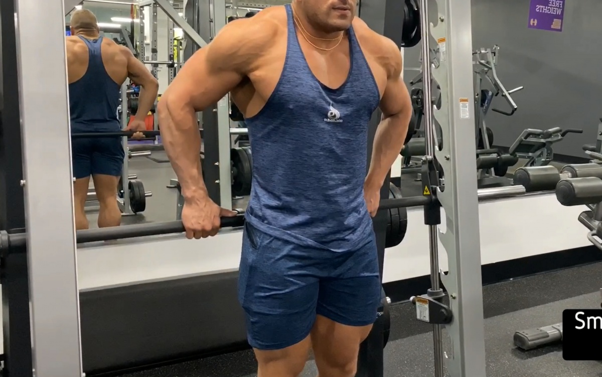 Behind the Back Smith Machine Shrugs